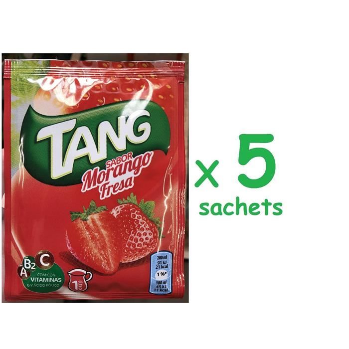 5 sachets Tang Fraise 5L jus de fraise - Cdiscount Au quotidien