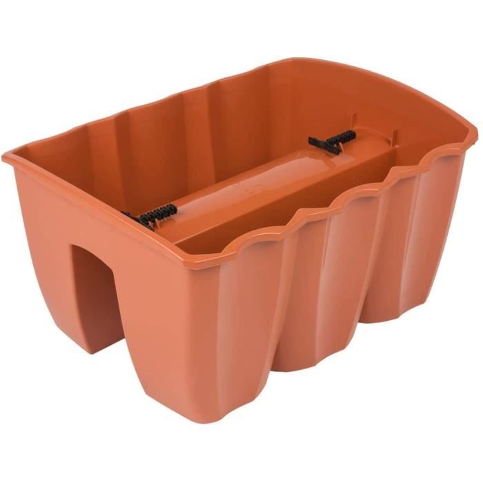 PAFEN Bacs à Fleurs Crown Série Balconnière Pot Boîte de Balustrade Pot ...