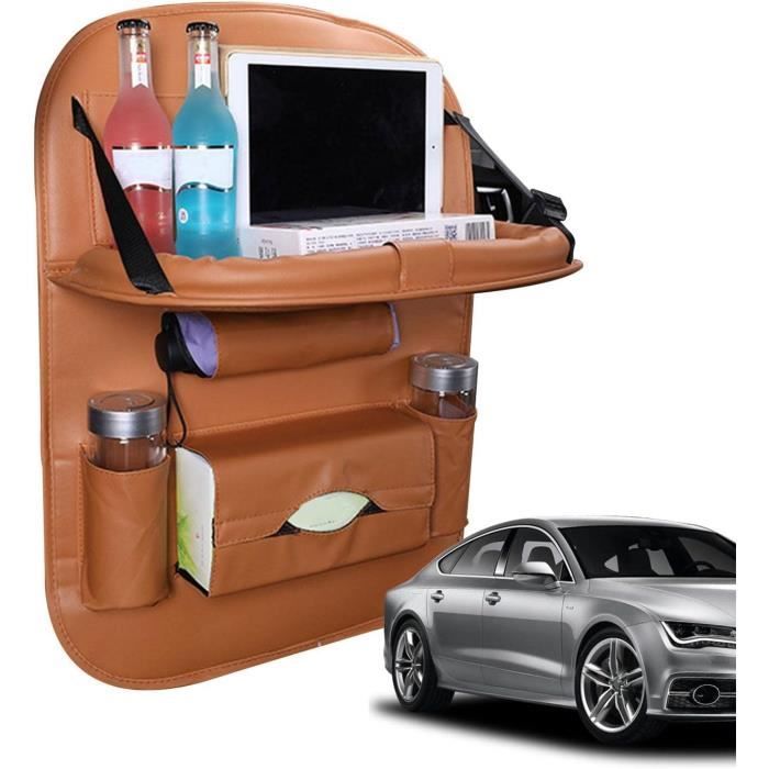 Organ Ur De Siège Arrière De Voiture En Cuir Synthétique Avec Plateau ...