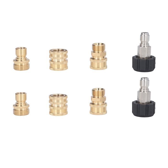Ensemble D'Adaptateurs De Laveuse À Pression Kit De Déconnexion Rapide Pour Nettoyeur Haute ...