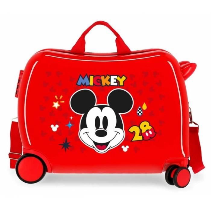 Valise enfant - Disney - Mickey 'Get Moving' - 50 x 39 x 20 cm - Rouge ...