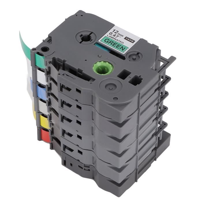 ZER-7032724260456-12mm Label Maker Tape, Label Tape Transparent Cover ...