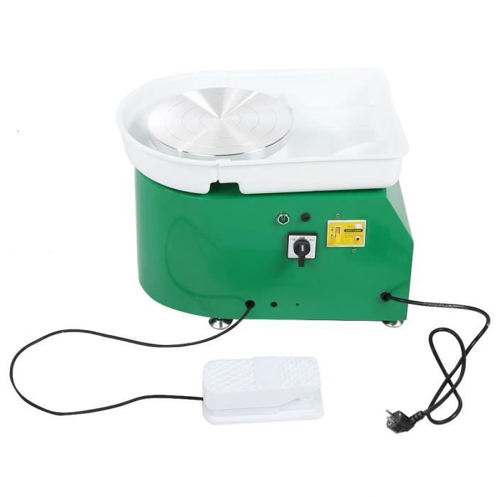 VAG Roue d'art en argile électrique, 350W 24cm Machine de roue de ...
