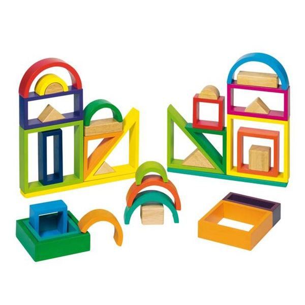 Jeu de construction Arc-en-ciel 38 pièces - Cdiscount Jeux - Jouets