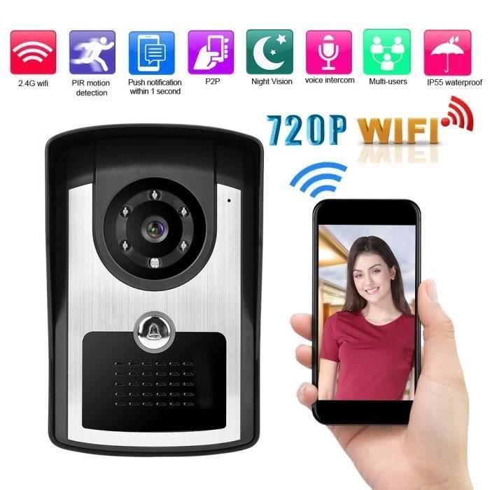 SKY-Sonew sonnette intelligente 1080P IP Smart WIFI sonnette de ...