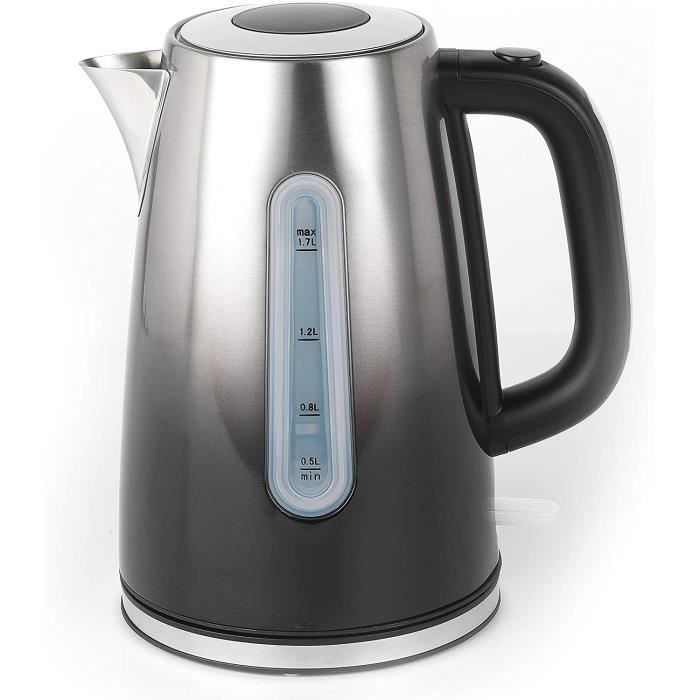 Progress EK3865PBLK-VDE Bouilloire Electrique a Ombre - Prise EU, 2200 W, 1.7 L, Base a 360 ...