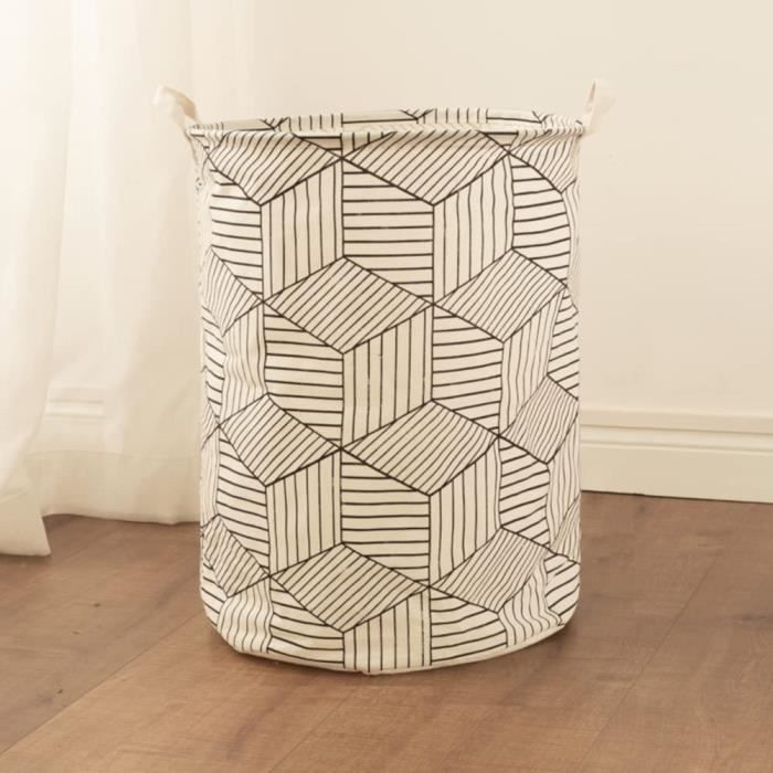 Panier à linge et panier à jouets pliable et imperméable en tissu ...