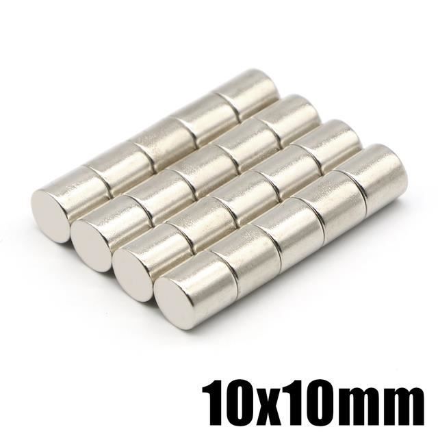 Aimant,2 Piece-10X10MM--2-5-10-20-50 pièces 10x10 aimant néodyme 10mm x ...