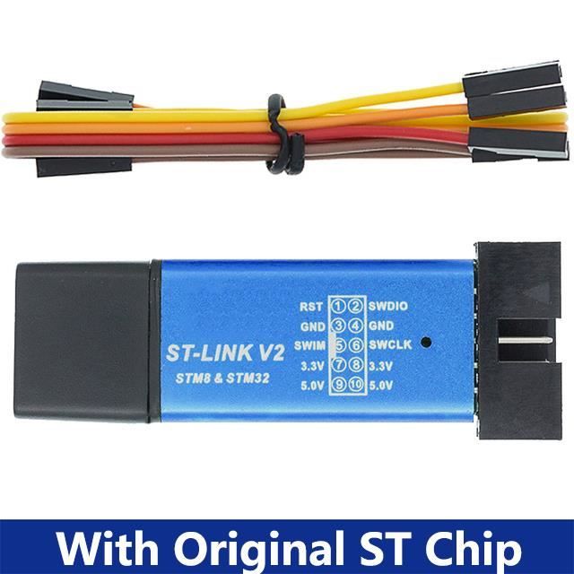 Circuits intégrés,ST-LINK Original--1 Pièces St Link St-link Stlink V2 Mini Stm8 Stm32 ...