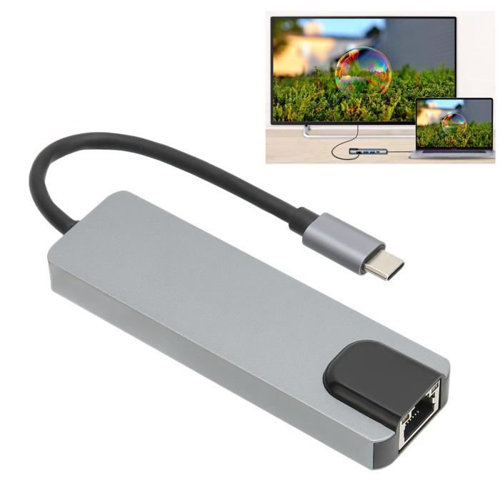 5 en 1 Concentrateur USB C Hub USB C USB3.0 87W PD Charge rapide ...