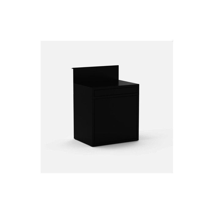 SUPPORT DESSERTE ACIER FERME NOIR - Cdiscount Jardin