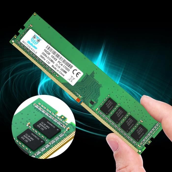 Mémoire Ram Ddr4 2133 Mhz Udimm Pc4-17000(Pc4-2133P)Cl15 Dimm 1Rx8 Non ...