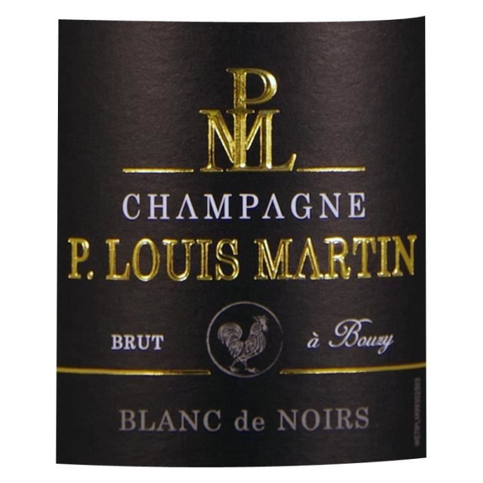 GH MARTEL Paul Louis Martin Champagne - Blanc de Noirs - 75 cl x 6 - La ...