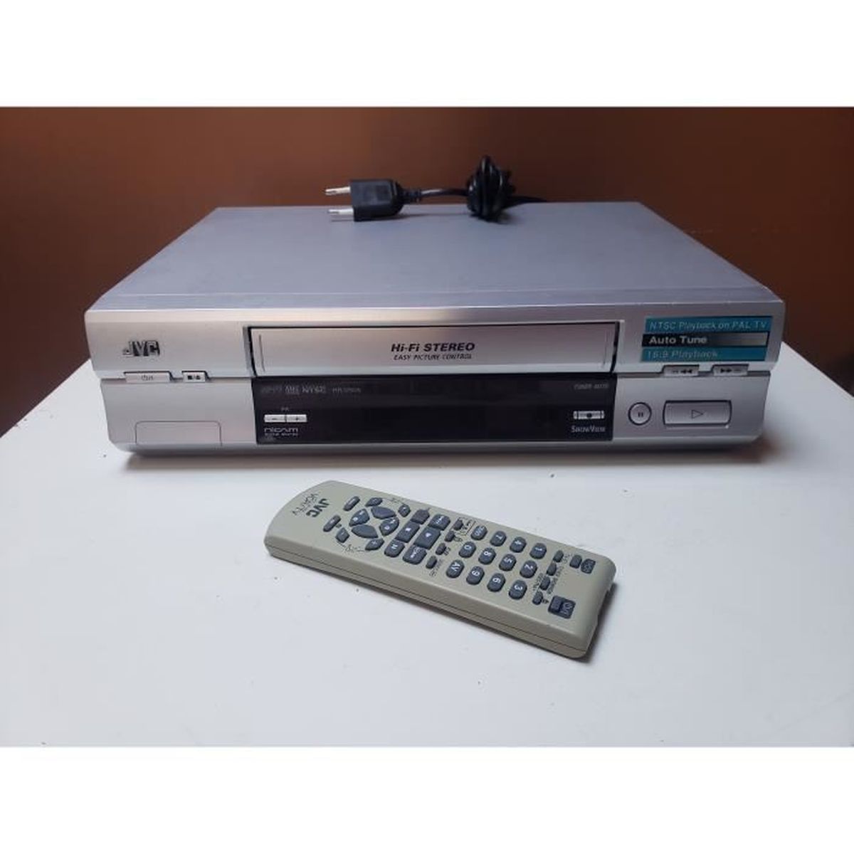 MAGNETOSCOPE JVC HR-V505 6 TETES HIFI STEREO LECTEUR ENREGISTREUR K7 ...