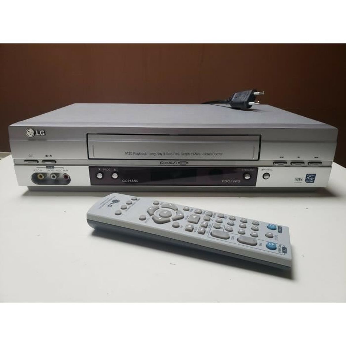 MAGNETOSCOPE LG GC965NS MG64 LECTEUR ENREGISTREUR K7 CASSETTE VIDEO VHS VCR + TEL - Cdiscount TV ...
