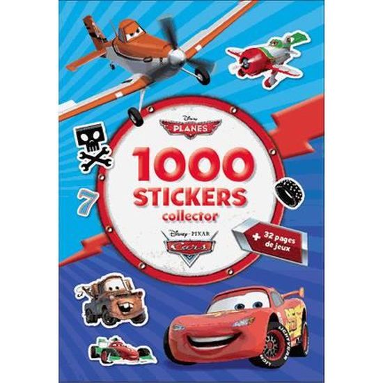 1000 stickers collector Planes et Cars - Cdiscount Librairie
