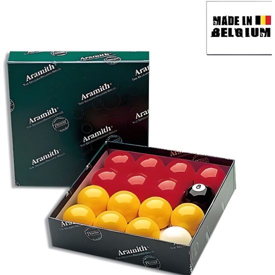 Jeu de Billes ou Boules de Billard Pool Aramith 50,8 mm - Aramith ...