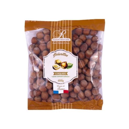 Noisettes coques - Origine France - sachet 500g - Cdiscount Maison