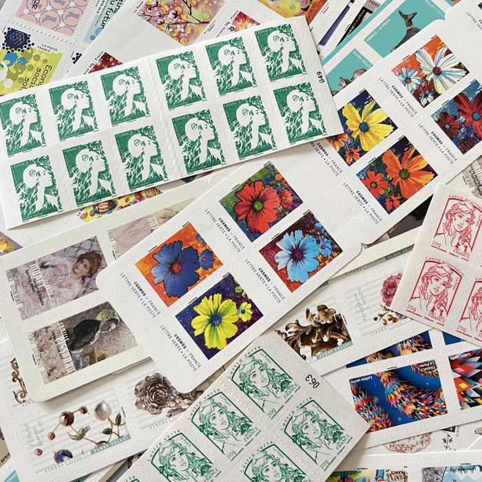 Carnet 12 Timbres La Poste - Lettre Verte 20g - Neuf - Cdiscount Bricolage