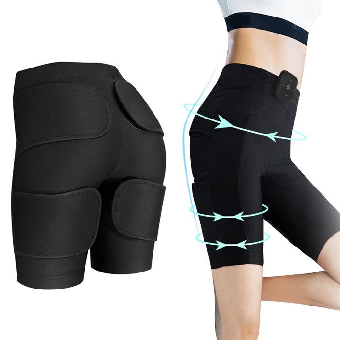 Appareil électrostimulation,Short de yoga EMS taille haute,pantalon de ...