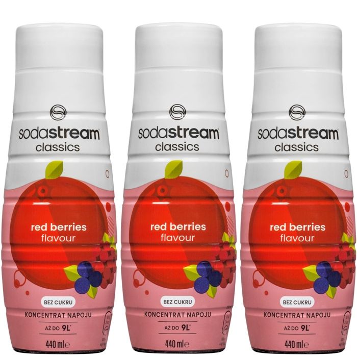 Sirop sans sucre - SodaStream - Fruits des Bois 3x440ml - Boisson ...