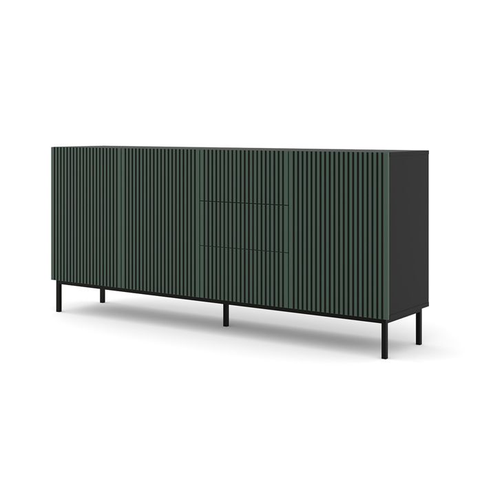 Buffets et vaisseliers - AC-Déco - Buffet à 3 portes et tiroirs + cadre ...