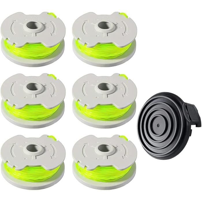 Lot De 6 Bobines De Fil Pour Débroussailleuse Wa0014-Wa0037 3,5 M À Alimentation Automatique ...