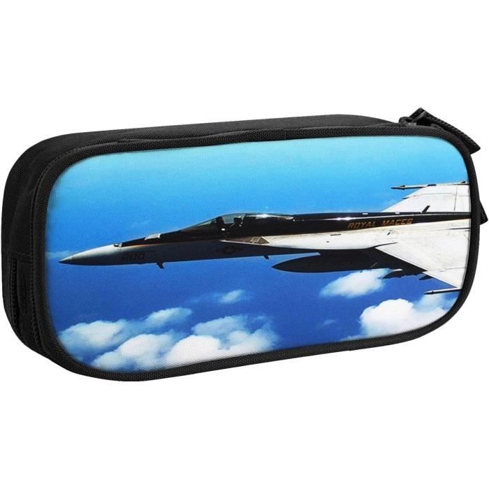 Trousse Scolaire Avion De Chasse F18 Grande Trousse À Crayons, Étui À ...