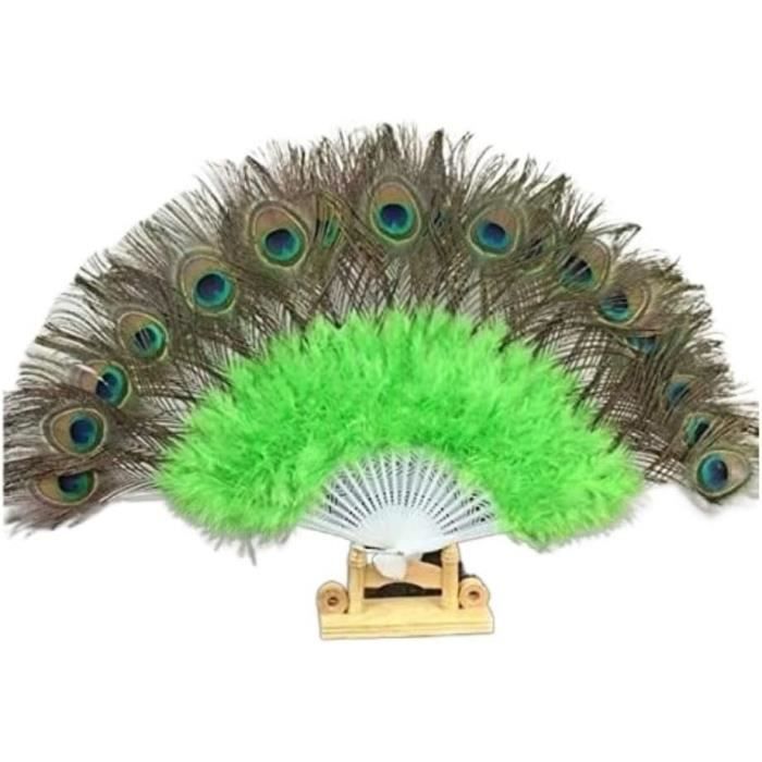 Eventail Éventail Eventail Japonais New Peacock Feather Hand Fan ...