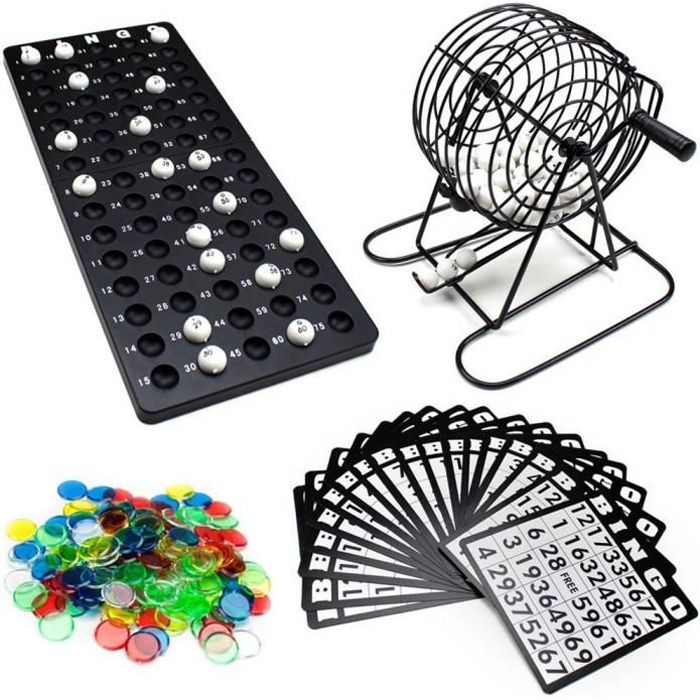 Ensemble de jeu Regal GAMES DELUXE 20,3 cm BINGO CAGE - Cdiscount Jeux ...
