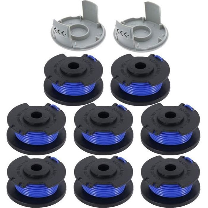 Lot de 10 bobines de rechange pour coupe-bordures Ryobi 18 V, 24 V et 40 V sans fil Alimentation ...