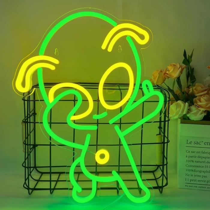 Enseignes Au Néon Led Enseigne Au Néon Extraterrestre Décoration Murale ...