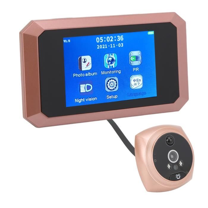 EJ.life Visionneuse numérique de porte Caméra Judas, Smart Haute ...