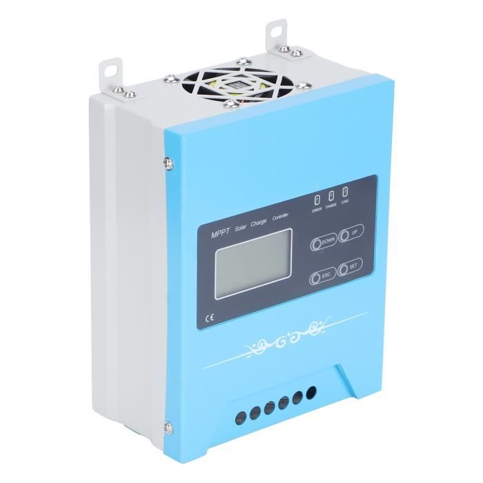 HURRISE contrôleur d'énergie solaire Régulateur de contrôleur photovoltaïque de charge d'énergie ...