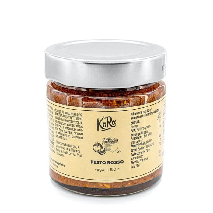 KoRo - - KoRo Pesto rosso vegan 180 g - Cdiscount Au quotidien