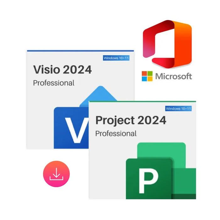 Visio 2024 Pro + Project 2024 Pro - Livraison Rapide par mail ...