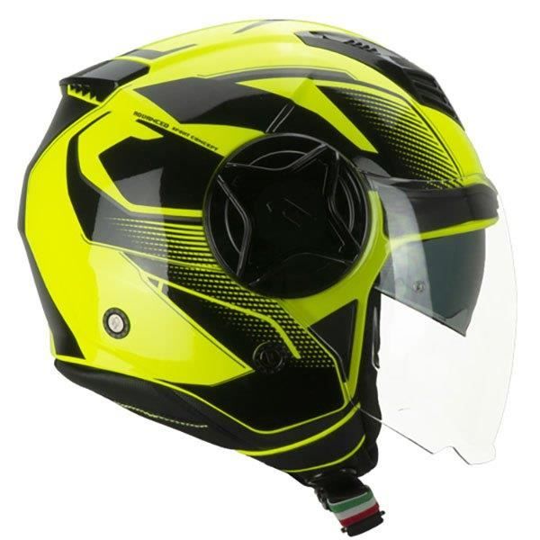 CGM Casque Demi Jet 169G ILLI Sport Jaune 169G-ALV-93-D1 Taille L ...