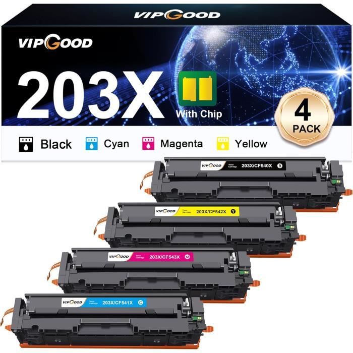 Ridgetube 203X Cartouches De Toner Compatible Pour Hp 203X Cf540X 203A ...