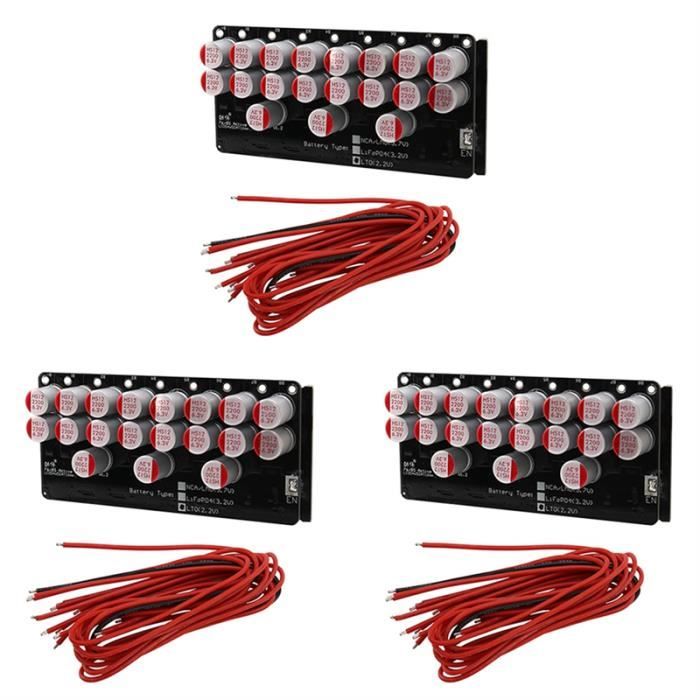 3X 5A Balancer 8S LiFePo4 Li-Ion Ver Equalizer Active Balance ...