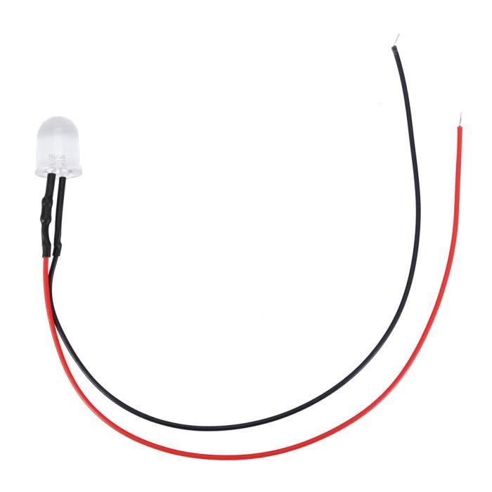 Diode LED Filaire 10pcs 12v 10mm LED Diode électroluminescente Filaire ...