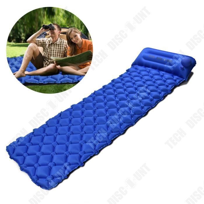 Coussin gonflable - TD® - Camping - Ultra-léger - 192x60x6cm - Charge ...