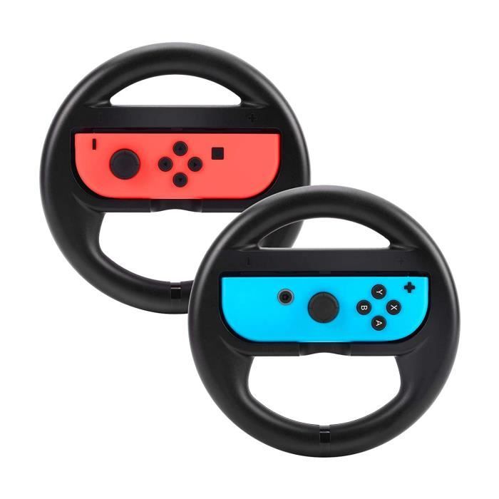 Lot de 2 volants pour Nintendo Switch -Volant pour Deluxe Mario Kart 8 ...