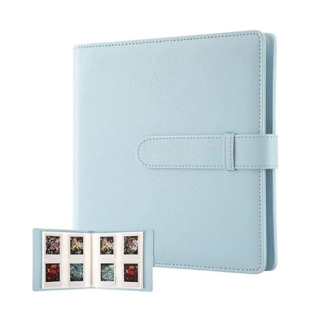Album photo,sky blue--Mini Album Photo En Cuir Pu De 3 Pouces, 256 ...