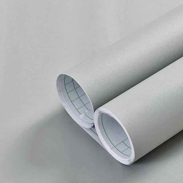 Papier peint,Matt Grey-5 m x 60 cm--Rouleau de papier peint auto ...