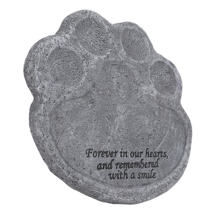 EBTOOLS Pierre commémorative de patte d'animal familier Pet Paw ...