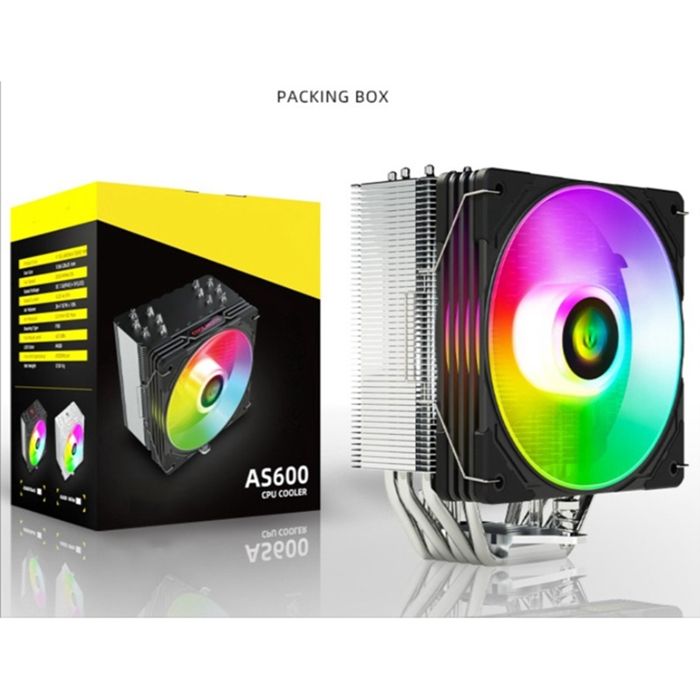 CPU ARGB 6Caloduc CPU Radiateur CPU Refroidisseur Ventilateur Roulement ...