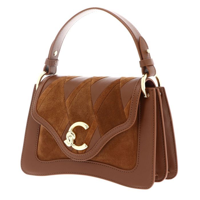 COCCINELLE Sac à épaule bandoulière brun clair en cuir pour femme - C ...