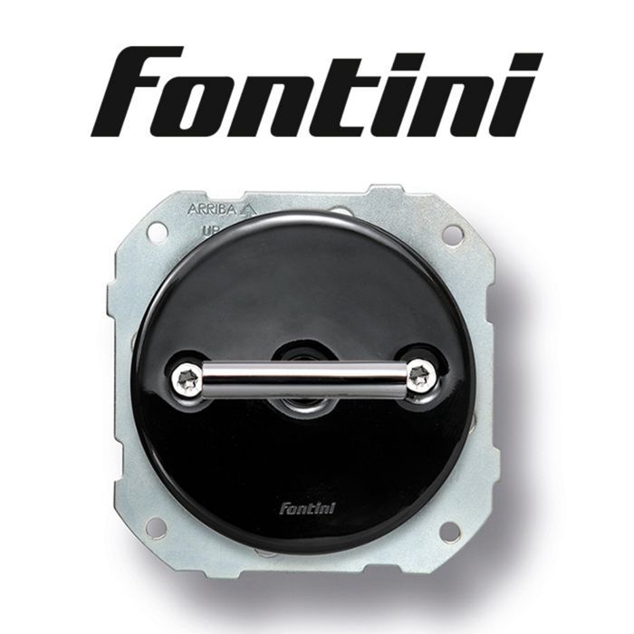 Interrupteur - FONTINI - DO LOW - Double poussoir rotation - Métal ...
