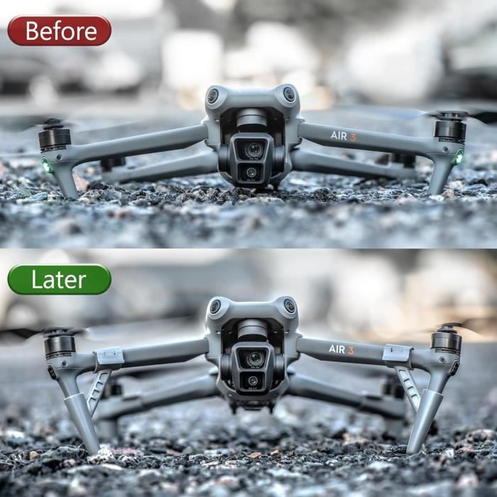 Air 3 Extended Legs Landing Gear, Portable Extension Feet Support ...