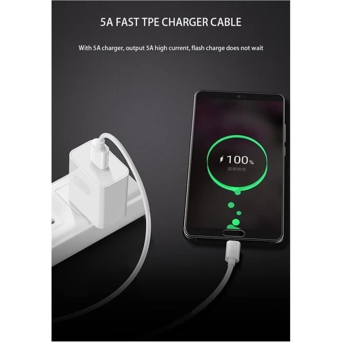 Chargeur Rapide 40 W Cp84 4 A Pour Huawei P40 P40 Pro P30 Pro P30 P30 ...